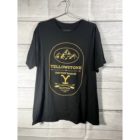 Paramount Network | Shirts | Yellowstone Tv Show Mens Black Logo Short ...